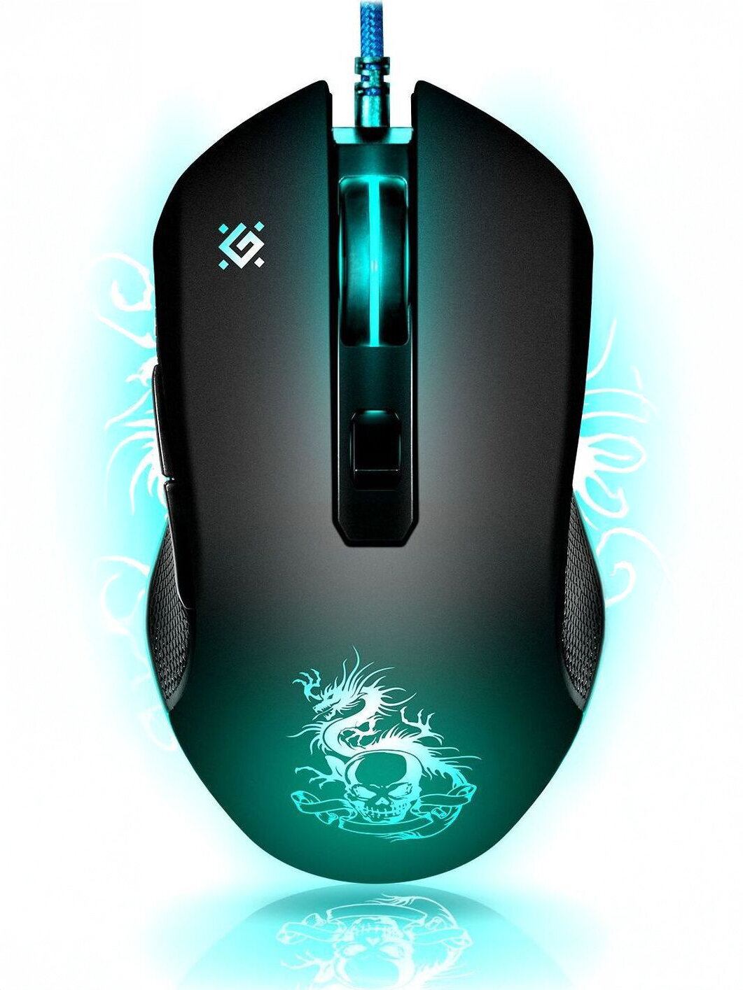 Игровая мышь проводная Defender Sky Dragon оптика, 6 кнопок, 800-3200 dpi