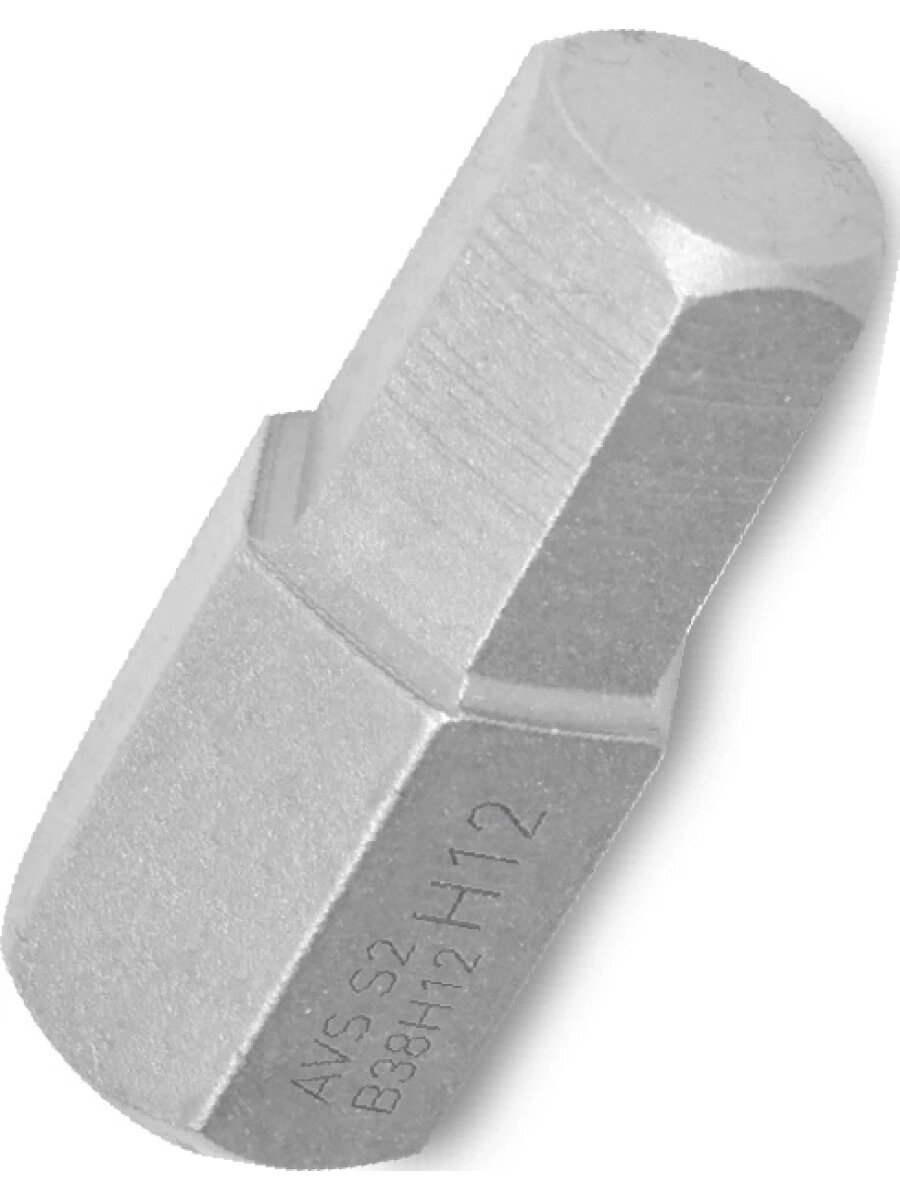 Вставка 3/8" шестигранная 12 мм, длина 30 мм AVS B38H12