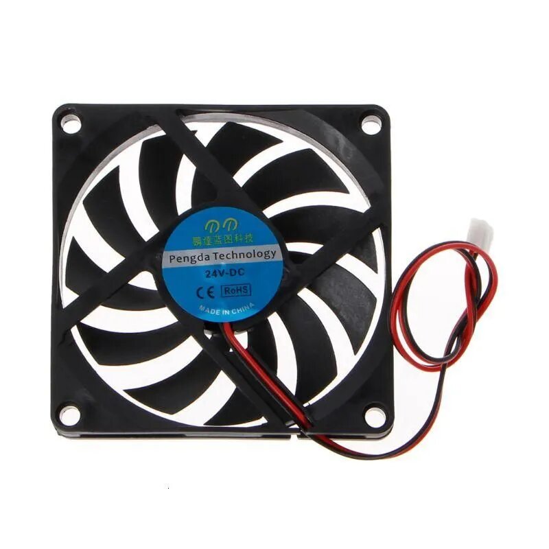 Вентилятор для ноутбука 80x80x10мм DC 24V 2Pin