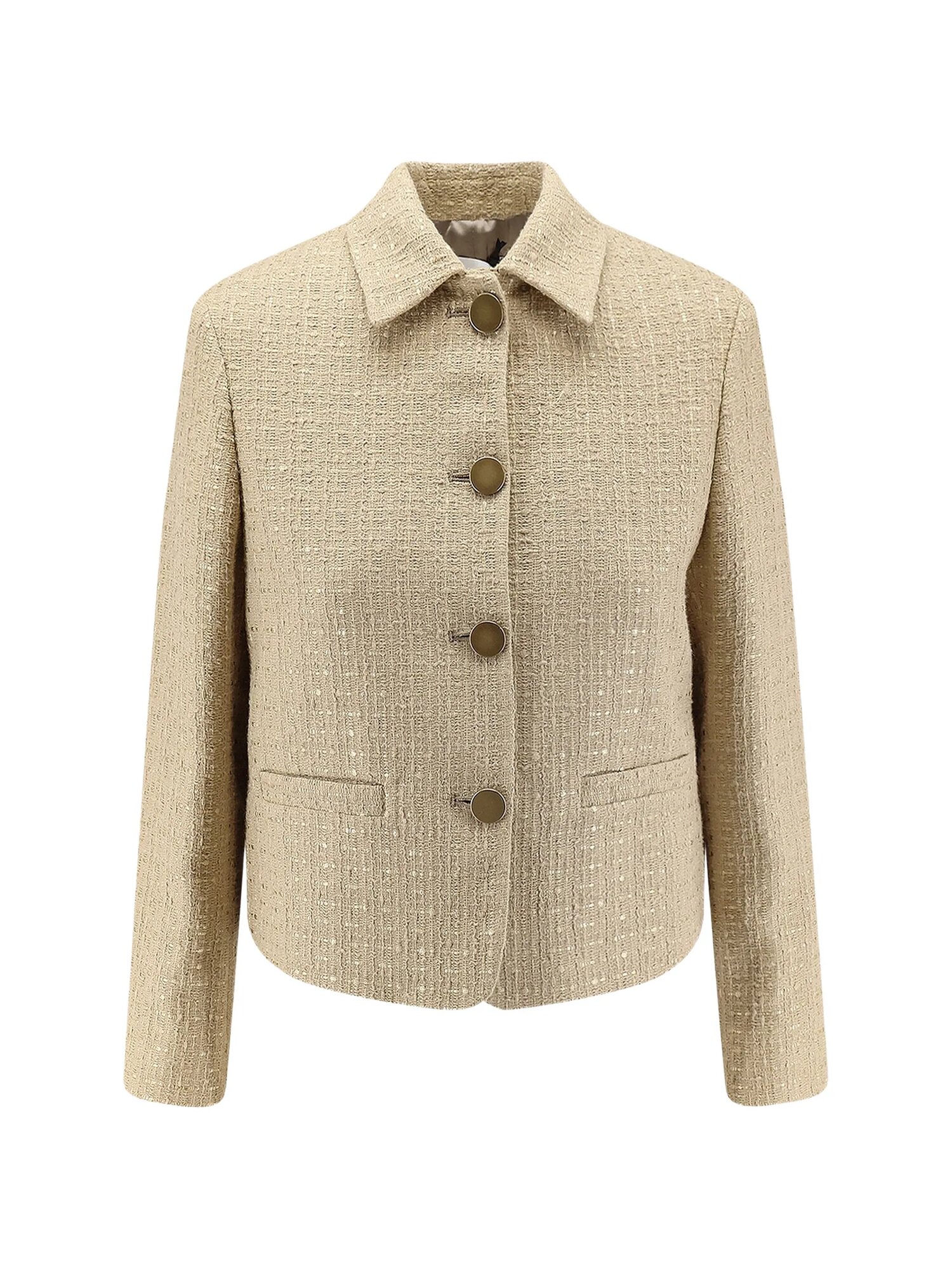Куртка Button-fastening tweed jacket