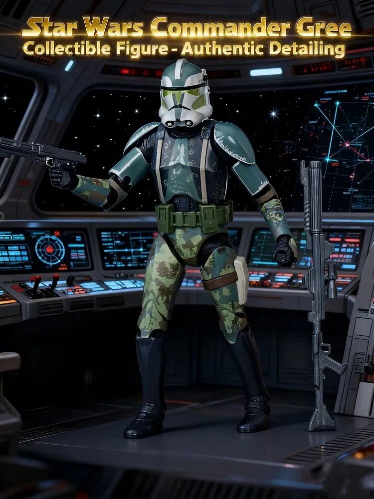 Фигурка Hasbro Star Wars The Black Series Clone Commander Gree 6 inch Action Figure