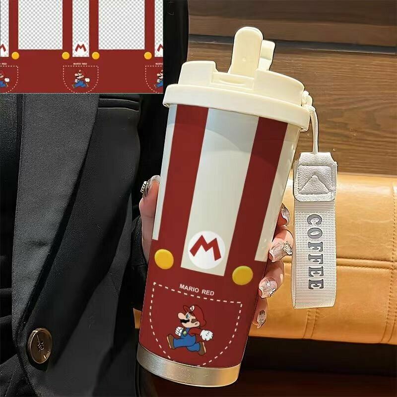 Этот очаровательный термос из нержавеющей стали 316 в стиле Марио от McDonald's