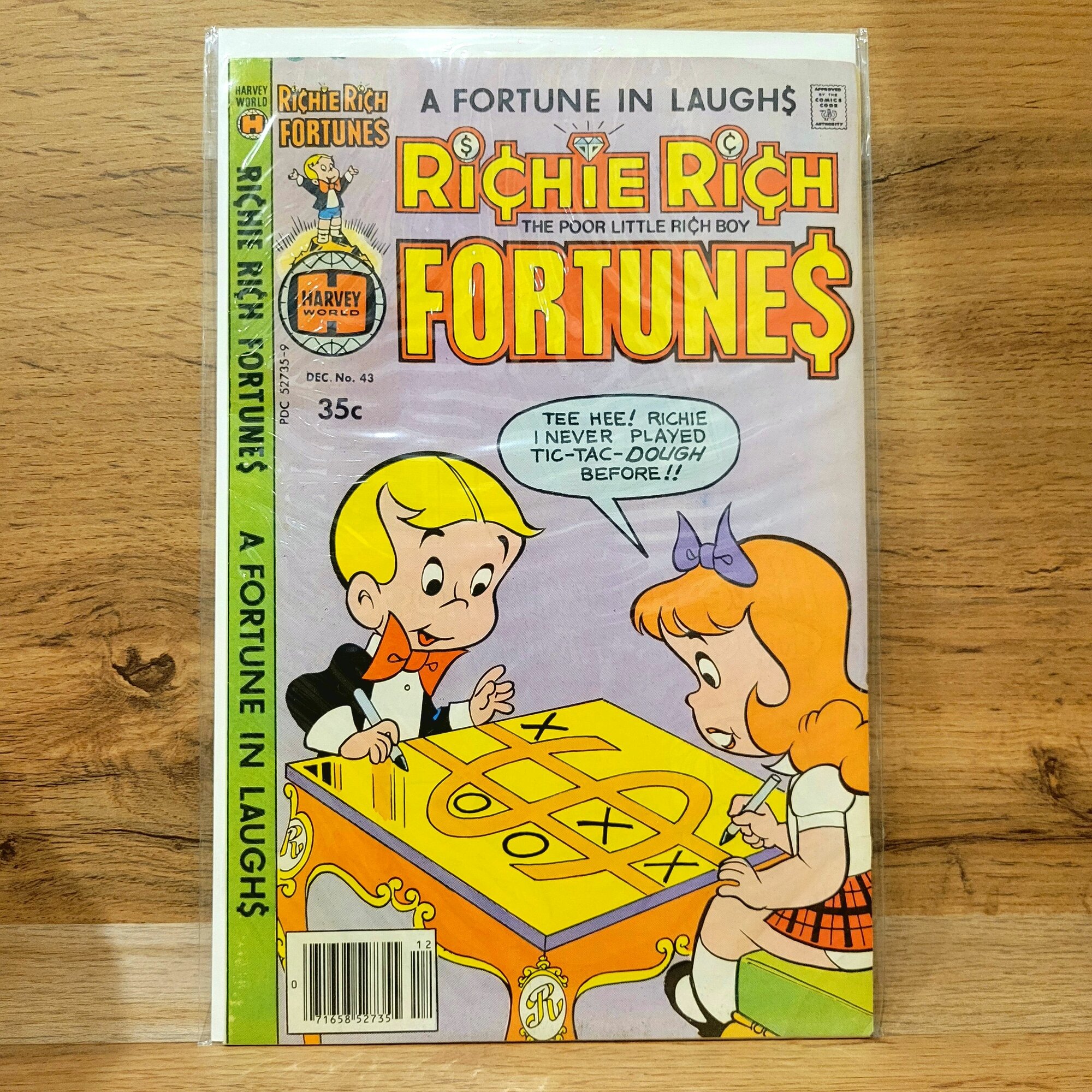 Раритетный Комикс Richie Rich Fortune #43. 1975 Год. Комикс (сингл) на английском языке
