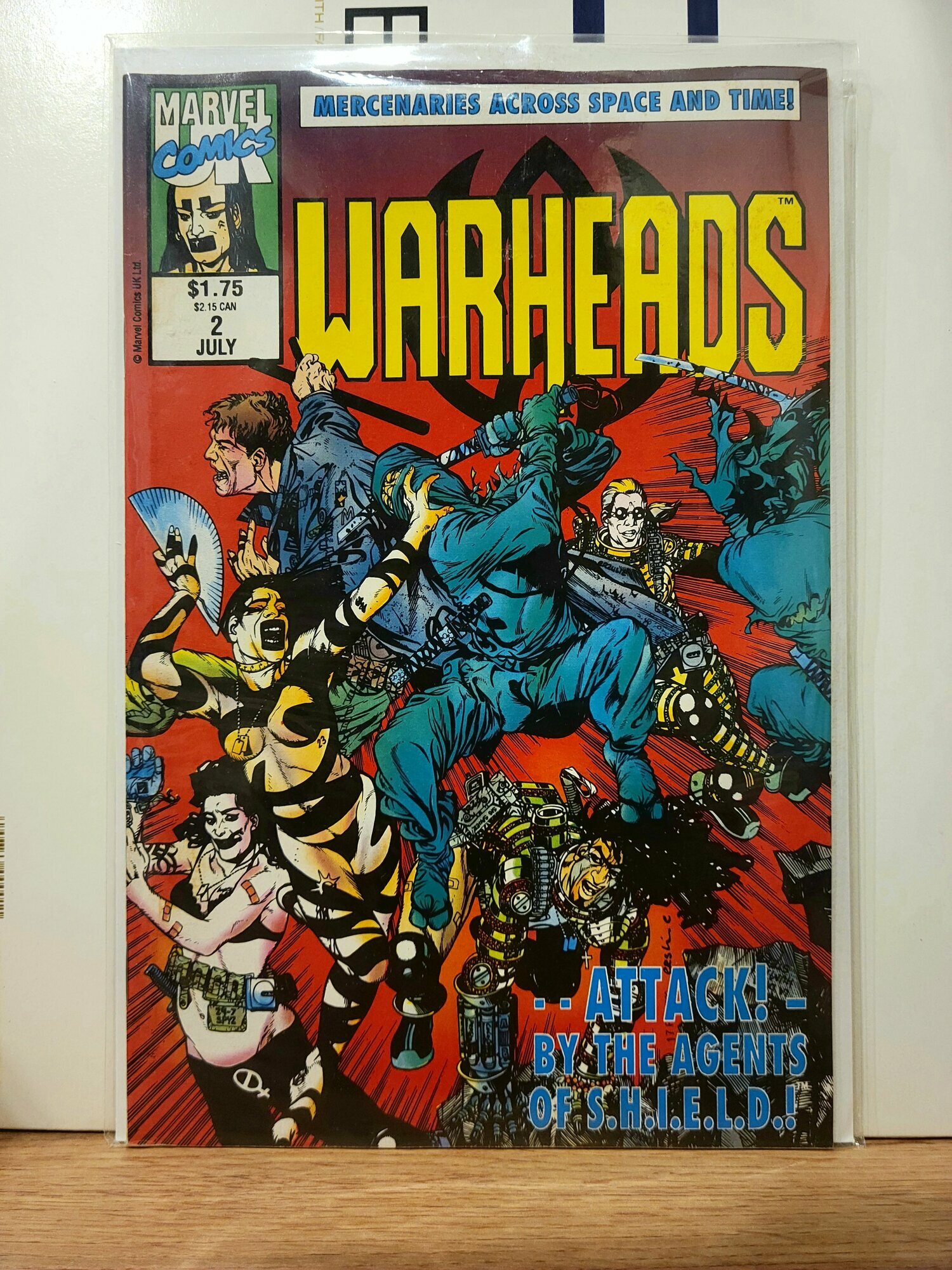 Ретро Комикс Warheads #2. 1993 Год. Marvel.