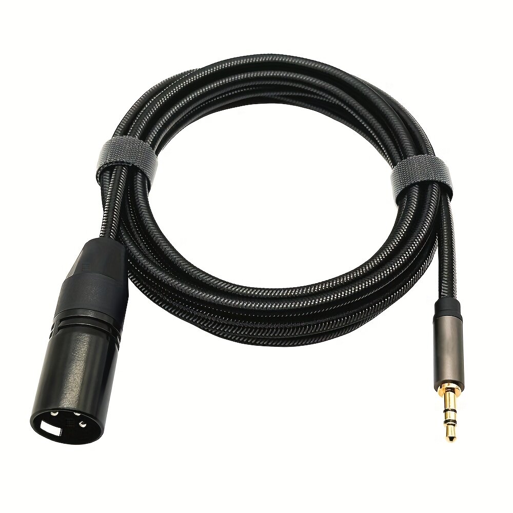 Кабель-адаптер 3.5 мм Jack - XLR (мужской) для микрофона, 3 м