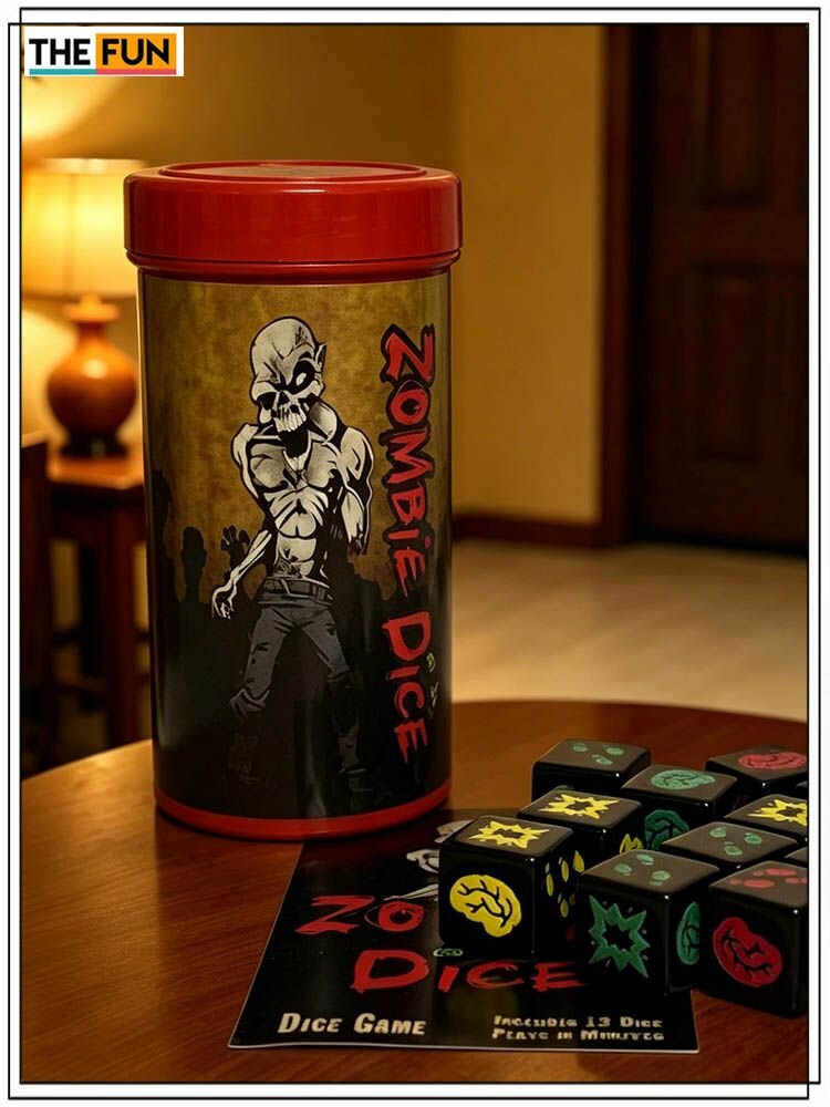 Игра В Кости На Столе Zombie Dice Игра (Карточная) Новая Версия Игры карточная версия настольной игры настольная карточная игра