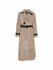 Пальто EMPORIO ARMANI Belted suede trench coat, размер 42