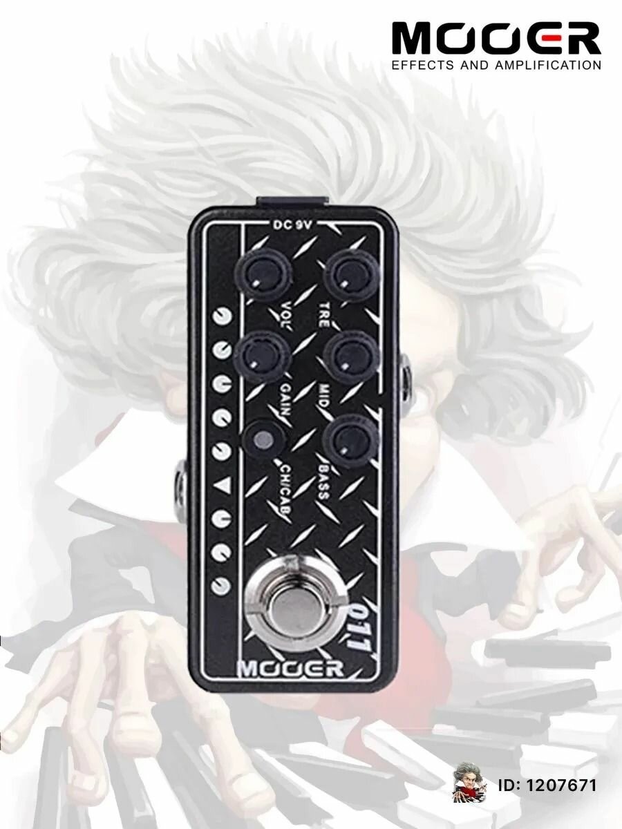 MOOER Одноблочная бокс-головка эффектов(011 Mesa Cali-Dual)
