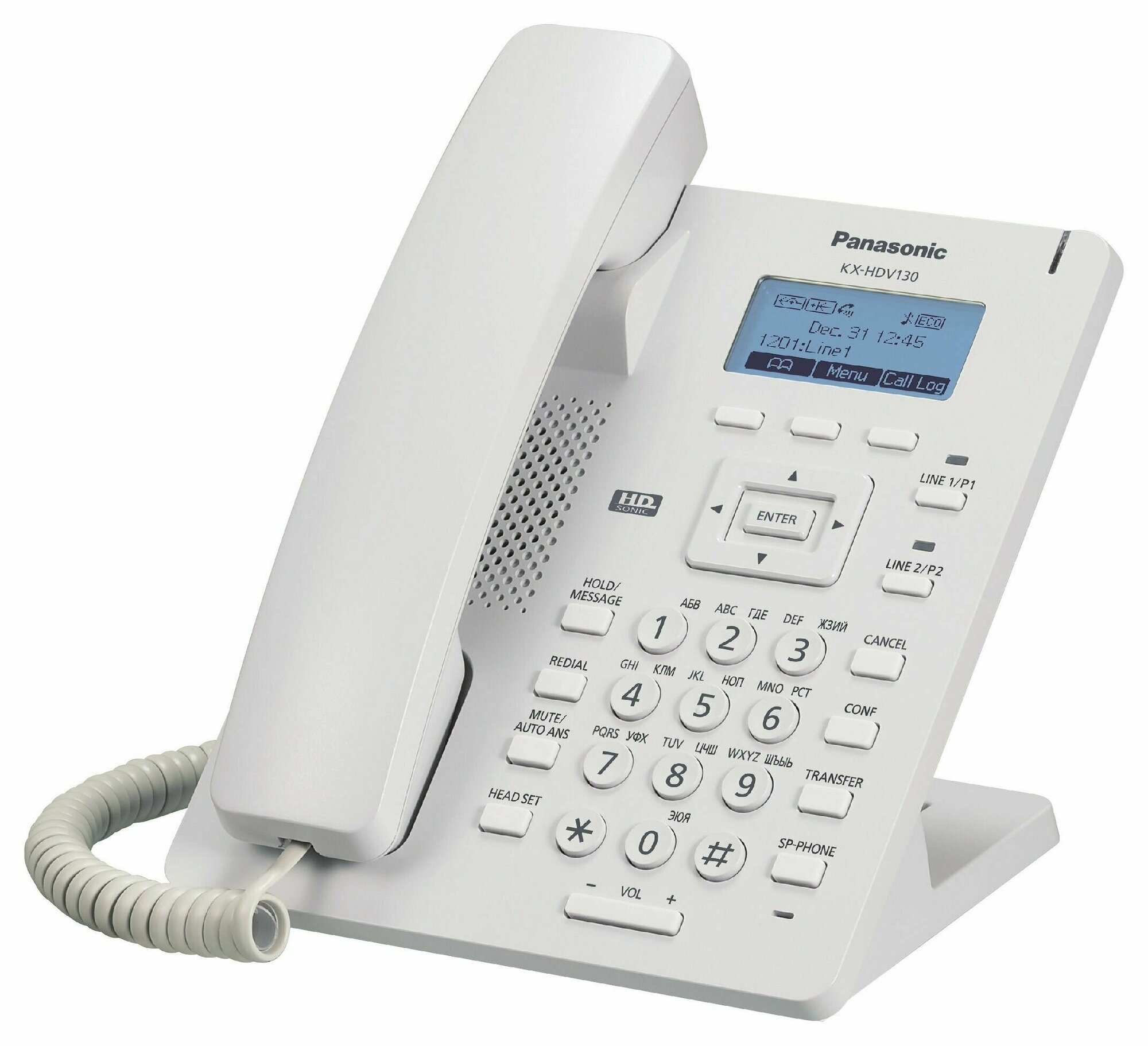 Проводной IP-телефон Panasonic KX-HDV130RU
