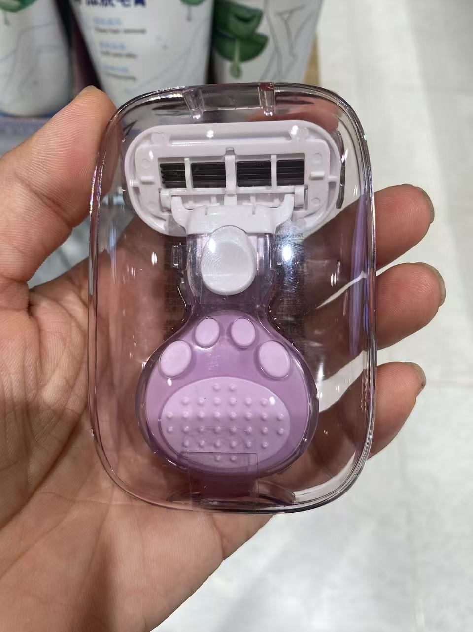 Мини-женская бритва Miniso с 4 лезвиями