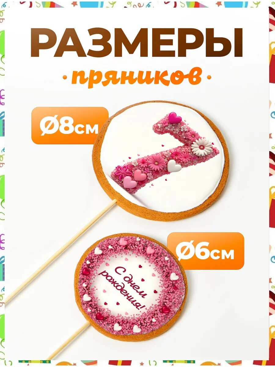 Топпер на торт 7 лет — фото 1