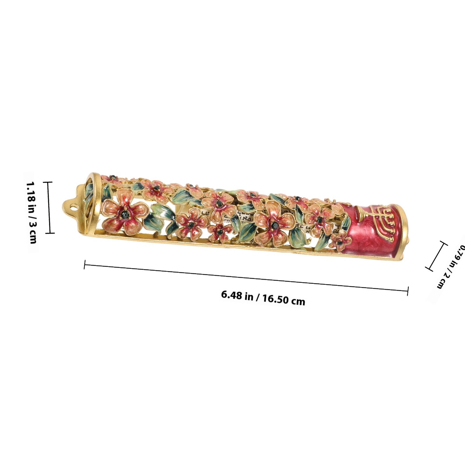 Mezuzah Для Двери Украсит Вход Благословением Священного Текста Размер 16.50X3.00X2.00Cm