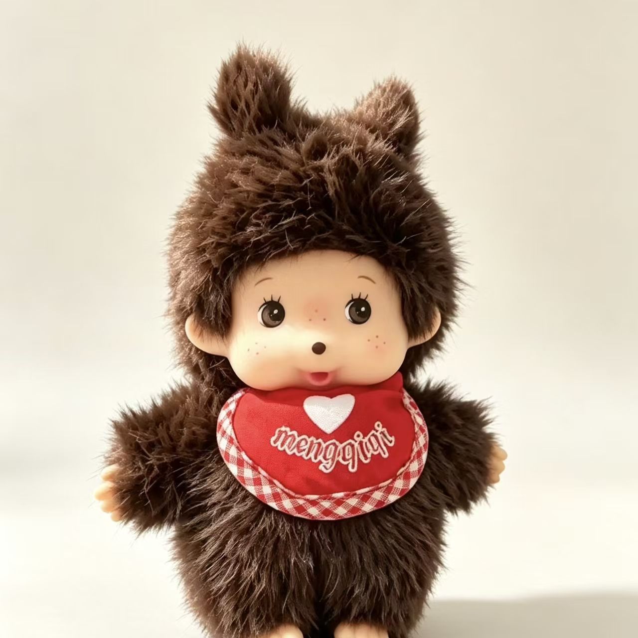 Очаровательная плюшевая игрушка Monchhichi 20 см с мягкими руками и лицом из ПВХ для унисекс