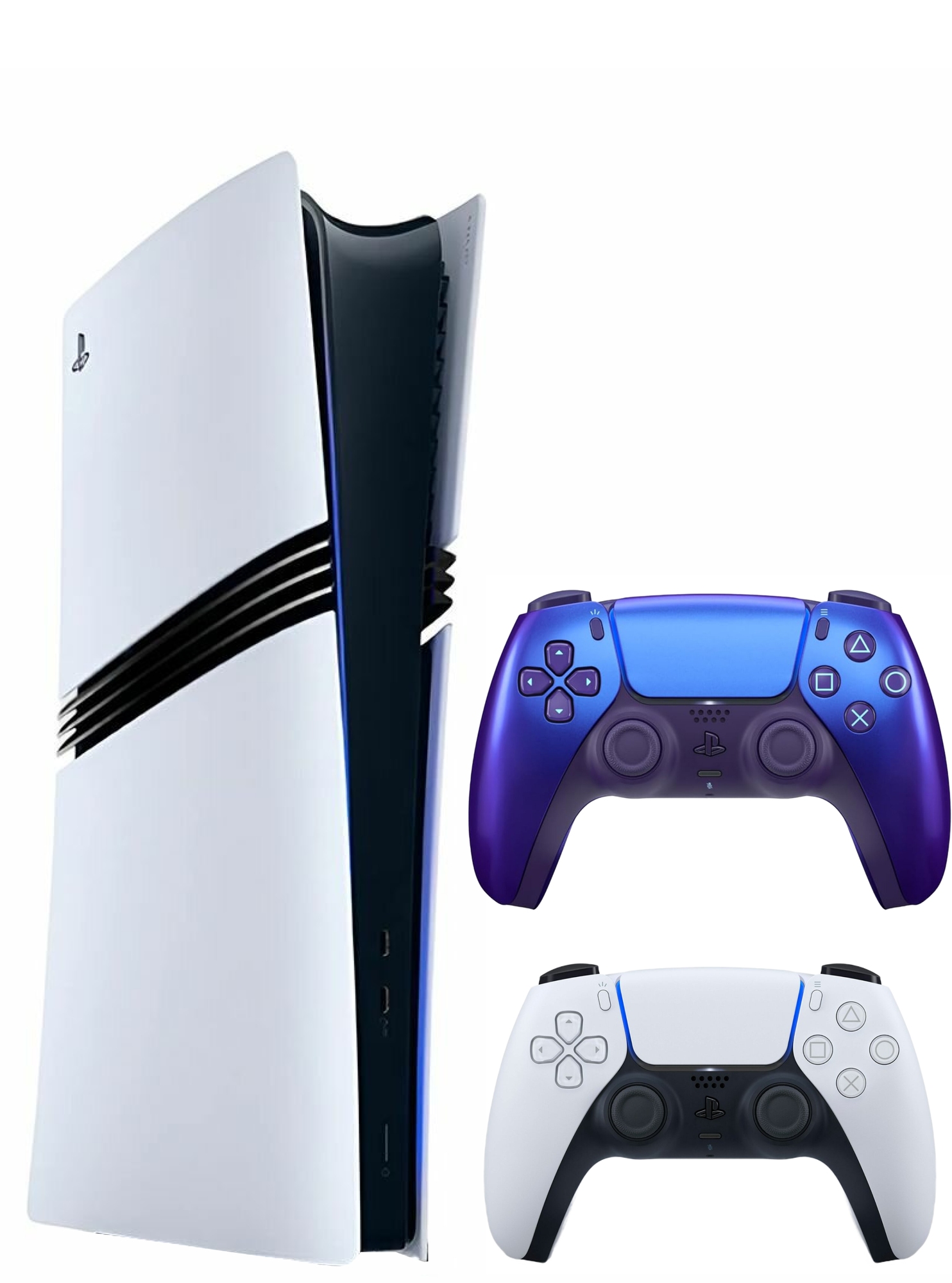 Игровая приставка Sony PS 5 Pro Digital Edition + 2-ой геймпад(Chroma Indigo) ,2Tb SSD, 8К, Трассировка лучей