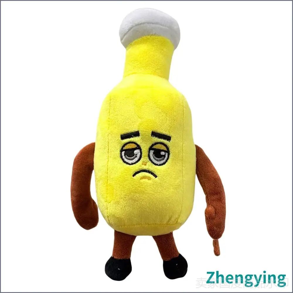 Плюшевая игрушка Sammy Jandel Укради мозг жёлтая в форме бутылки