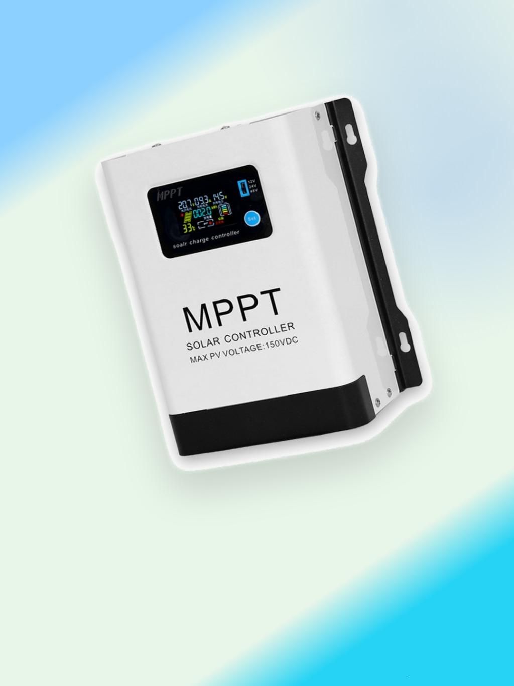 Контроллер заряда MPPT с LCD-дисплеем для 12В-48В, 60A