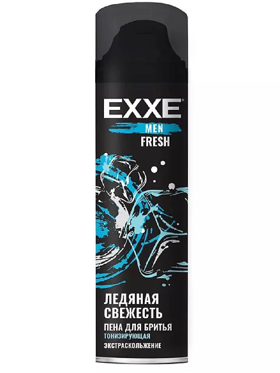 EXXE MEN Пена для бритья Fresh Ледяная свежесть, Тонизирующая, 200 мл