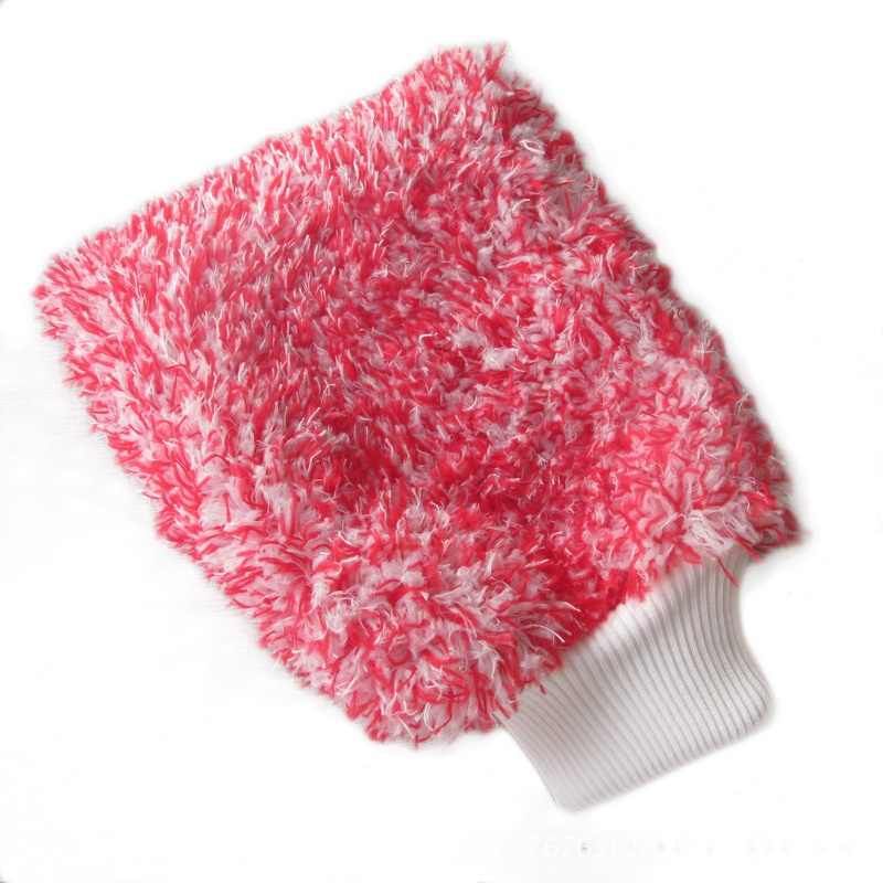 Микрофибровая рукавица для мойки автомобиля Osir-Parts WASH MITT MW RED
