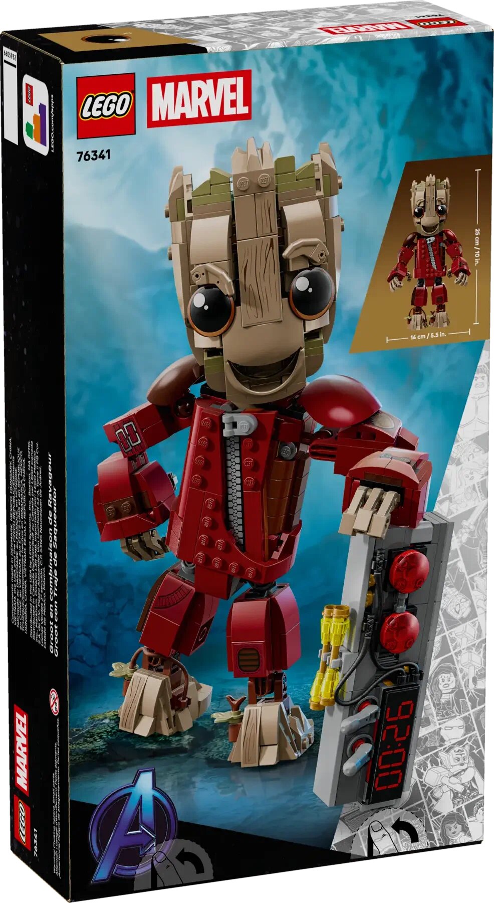 Конструктор LEGO Marvel 76341 Грут в костюме Опустошителя, 604 дет. — фото 1