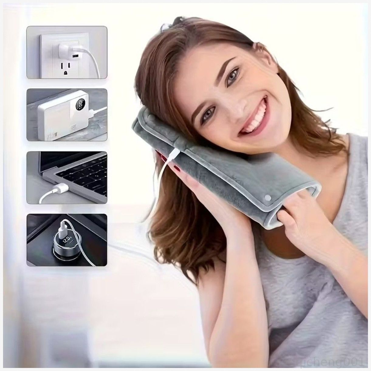 USB-грелка для рук с подогревом, портативная электрическая грелка для ног, грелка для тела.