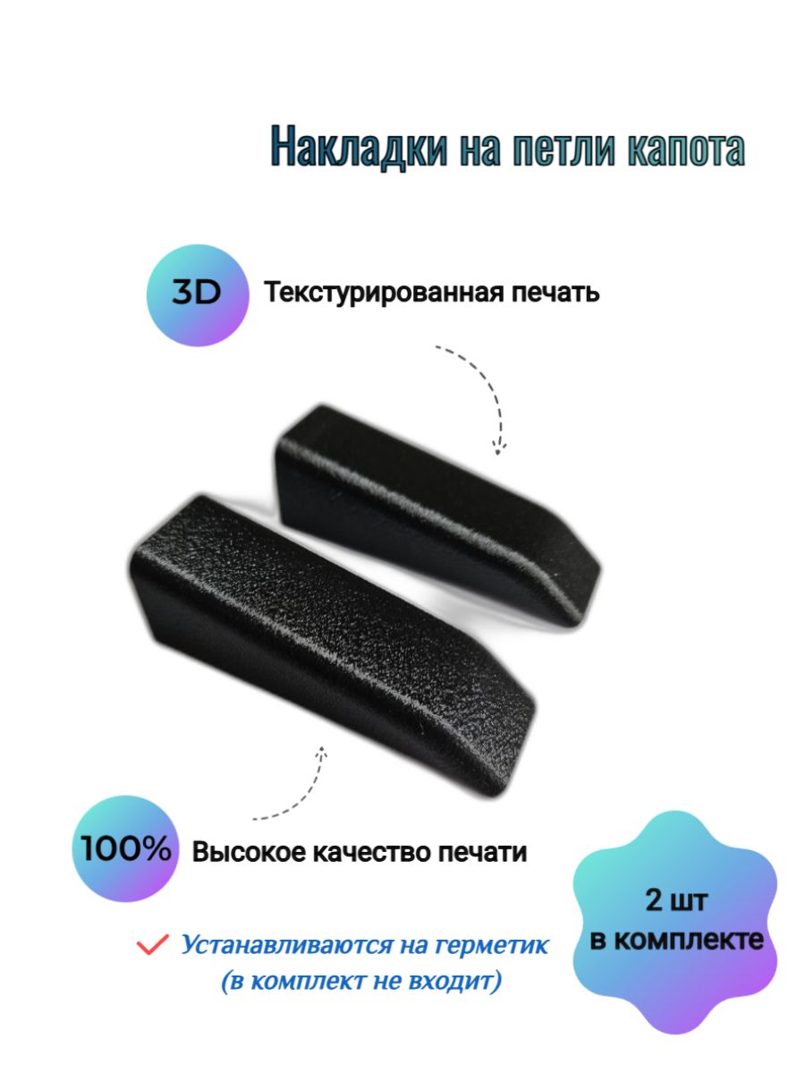 Накладки на петли капота Рено Логан2, Рено Сандеро2