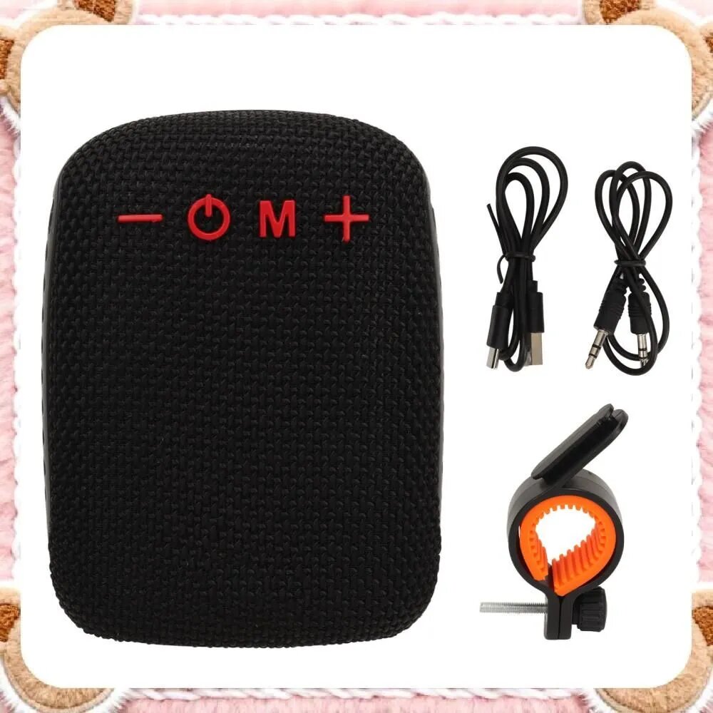 Велосипедный Bluetooth-динамик черное