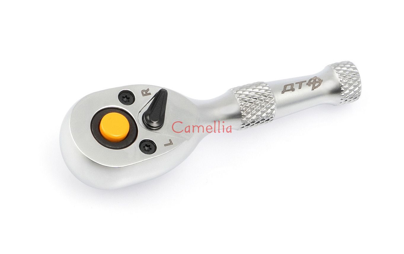 Трещотка укороченная 72 зубца 1/4", , 608612