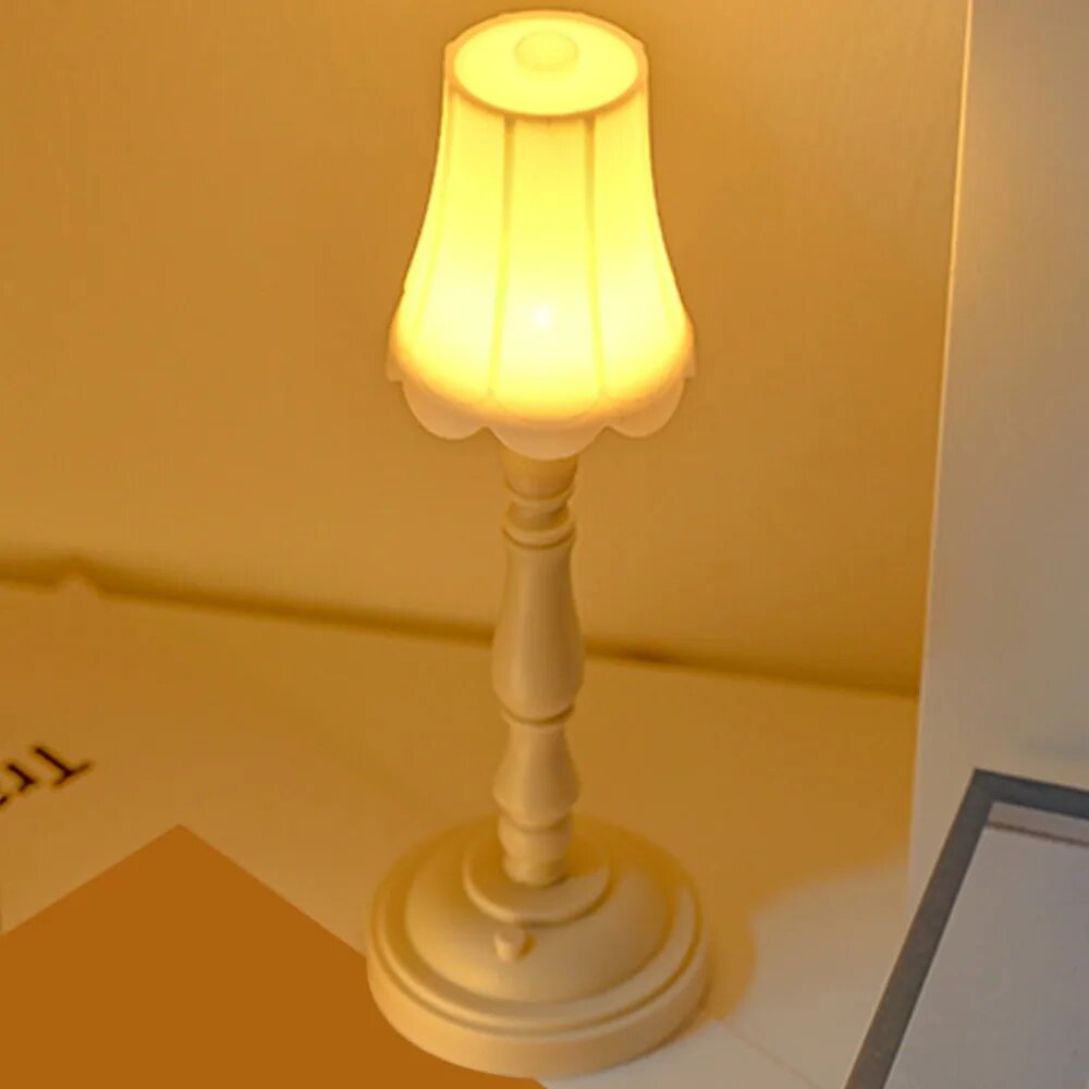 Защитная палка с фонарем White Warm Light