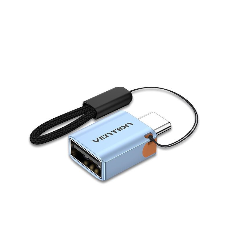 Переходник USB 3.1 А(мама) type c M (папа) для компьютеров, ноутбуков и телефонов, Vention адаптер тайп си на юсб, арт. CUBH0