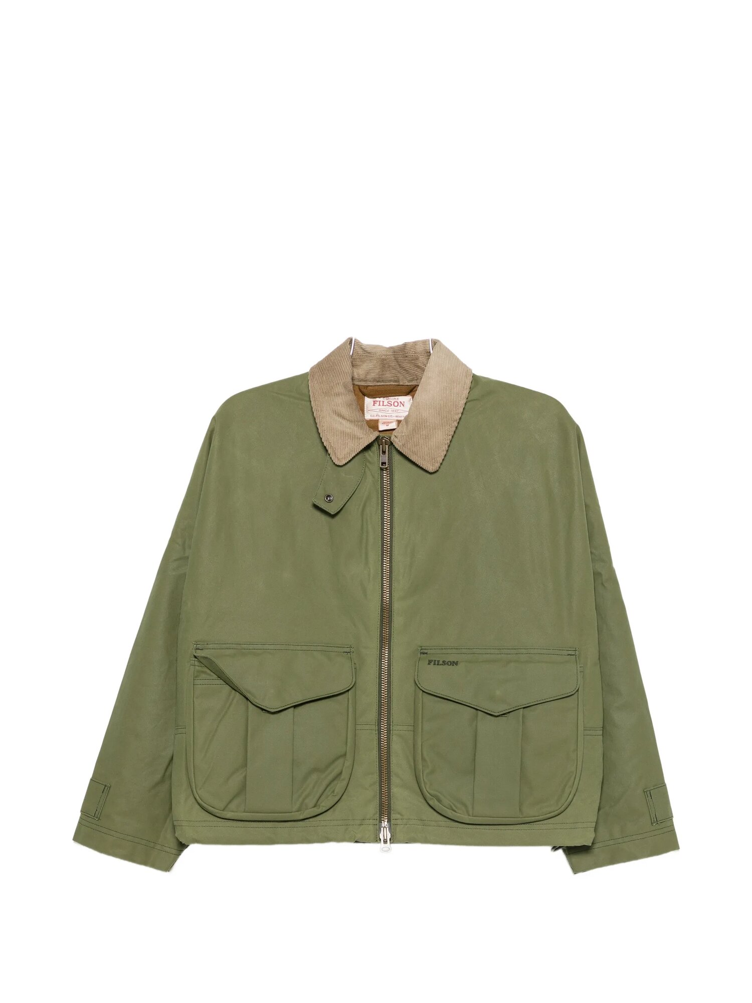 Куртка Shelter corduroy-collar zip-up jacket