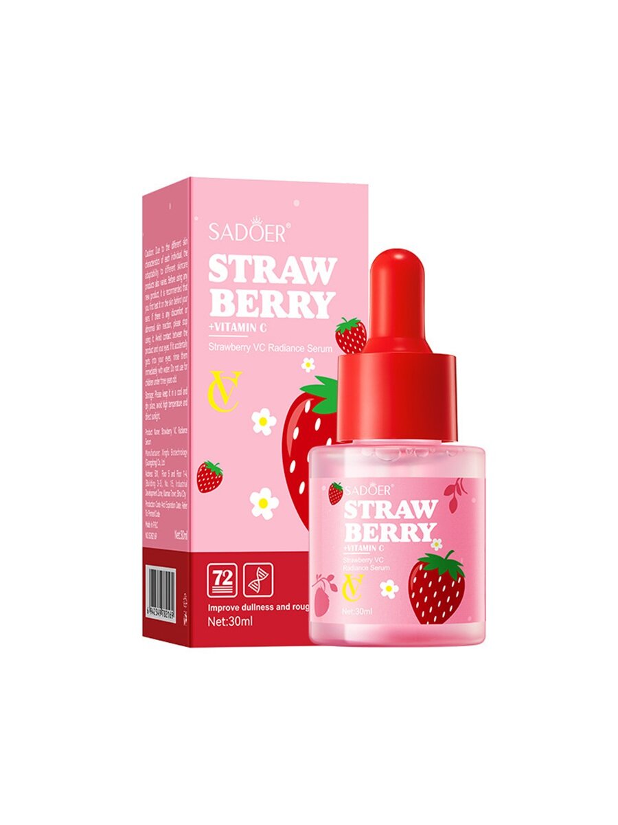 Увлажняющий лосьон для тела Strawberry VC, Очищающее средство для лица, Набор средств по уходу за кожей