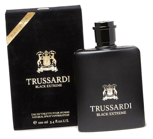 Мужская вода туалетная Trussardi Black Extreme 100 мл / Блэк Экстрим