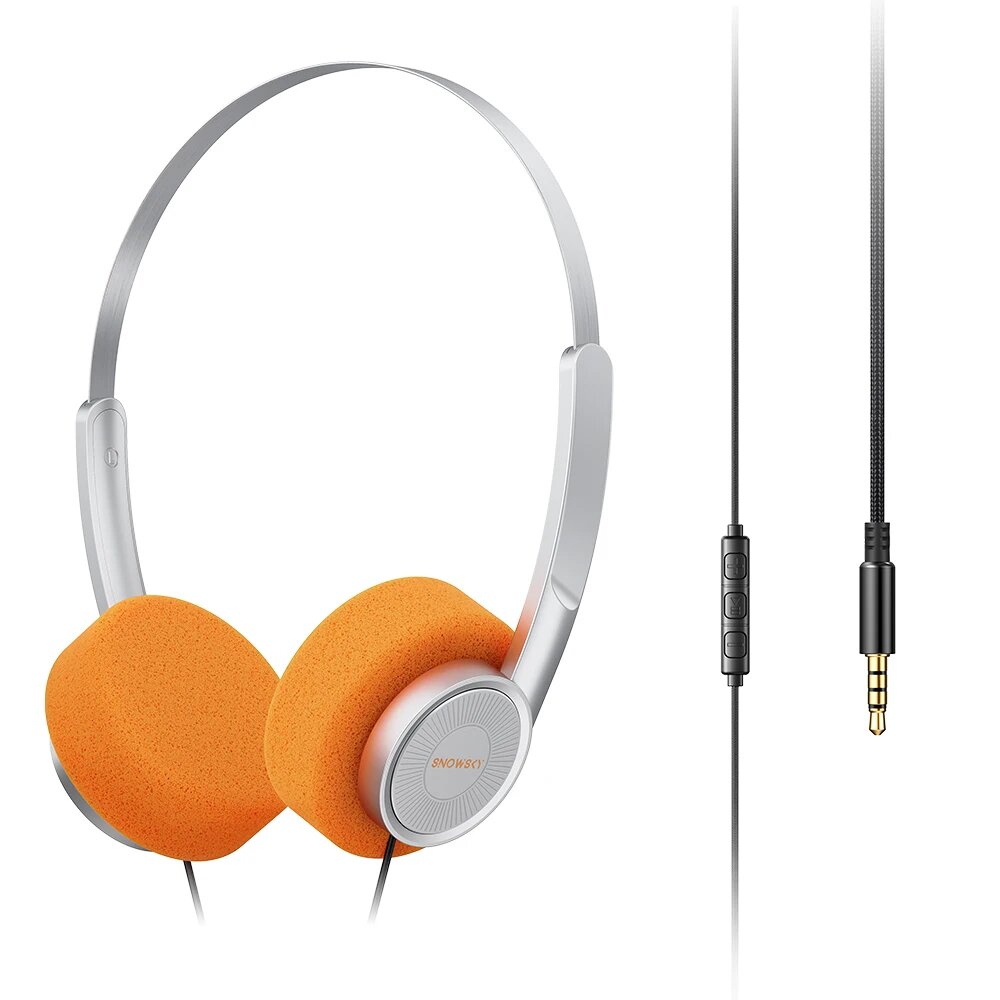 Накладные наушники FIIO SNOWSKY WIND PRO, оранжевые