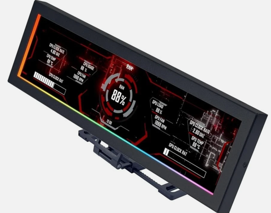 Лиан Ли 8.8 универсальный экран регулируемый монтаж освещения ARGB дисплей температуры