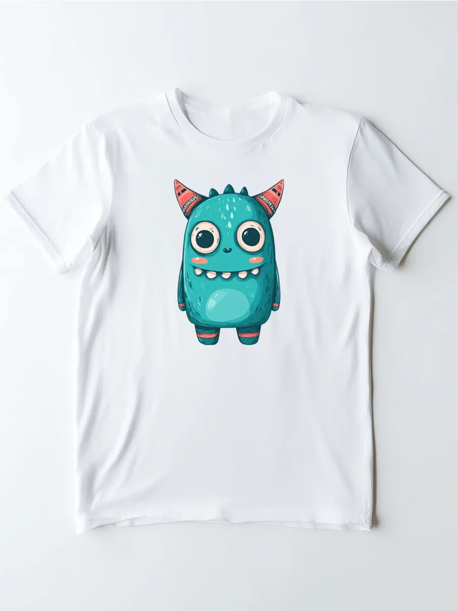 Футболка синий монстр