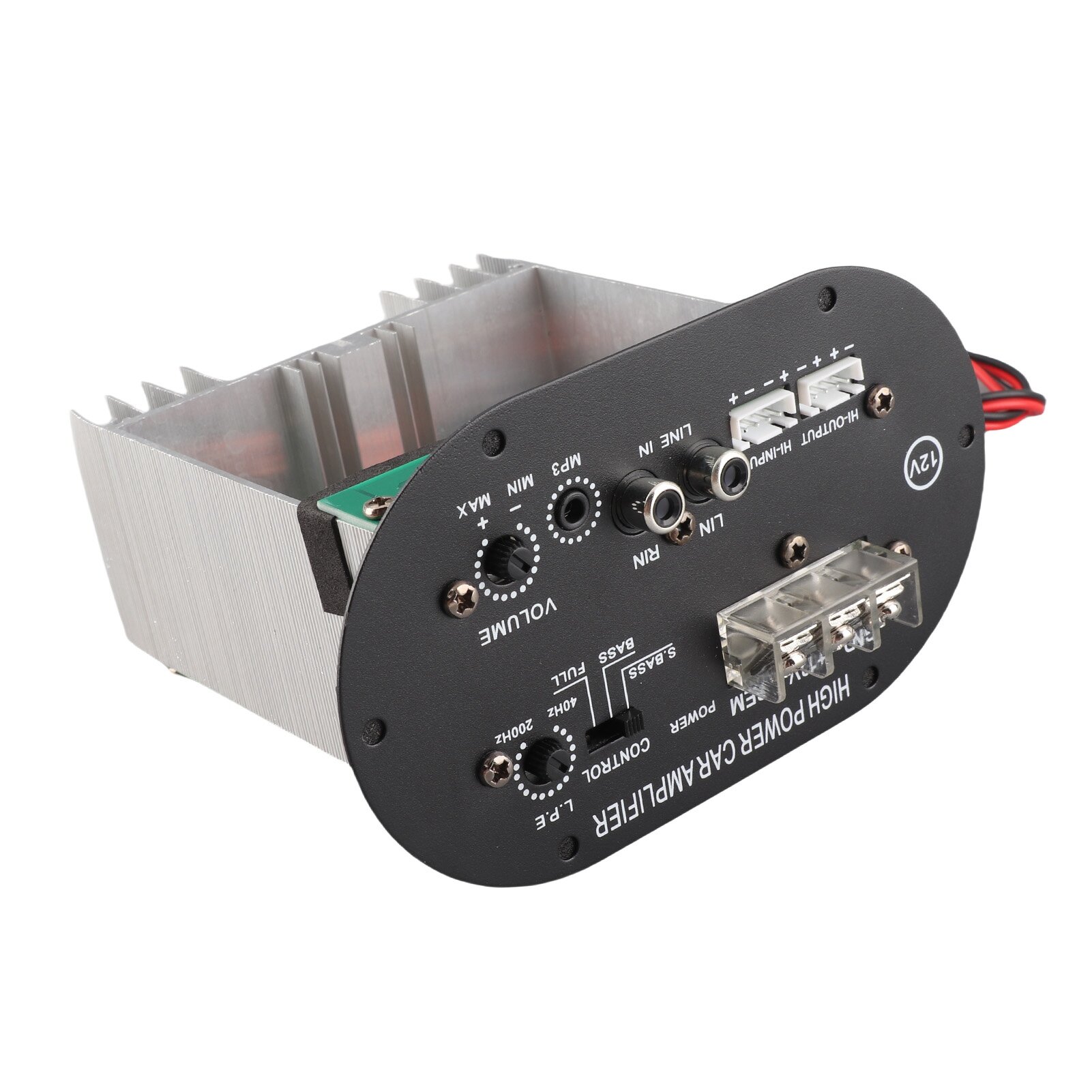 Автомобильный аудио усилитель, плата 120 Вт, 12 В, чистый полнотональный бас, сабвуфер, сердечник, автомобильный стерео усилитель для динамиков