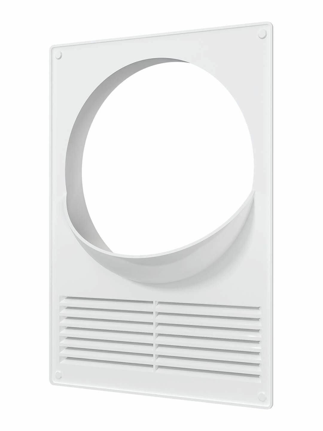 Торцевая площадка ERA пластиковая, с решеткой, 180х250 мм, фланец, D150