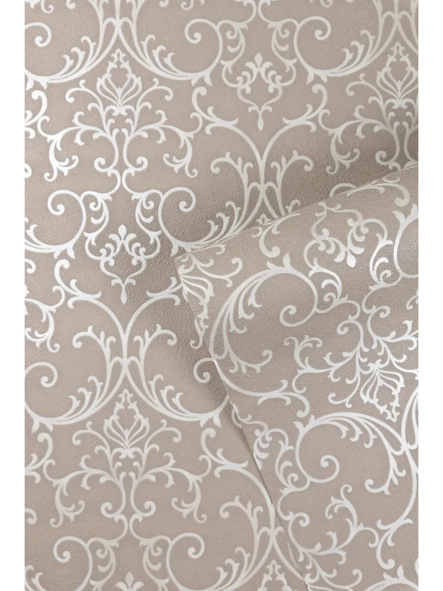 Обои флизелиновые, виниловые, антивандальные, 207 г/м², 10 м, геометрия, коричневые