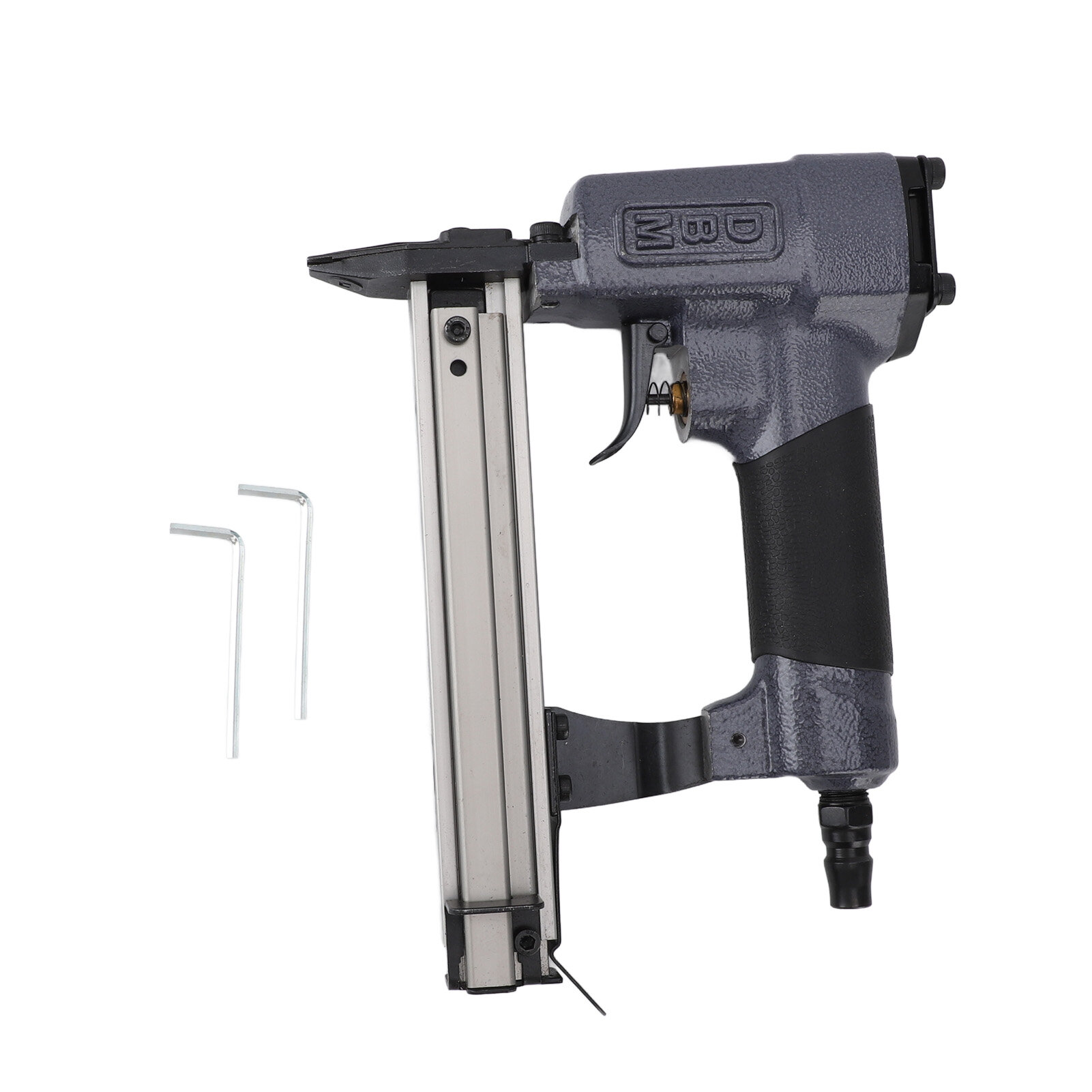 Пневматический гвоздезабиватель Brad, тихий, 100 гвоздей, емкость от 0,4 до 0,8 МПа, воздушный гвоздезабивной инструмент для обрамления деревообработки