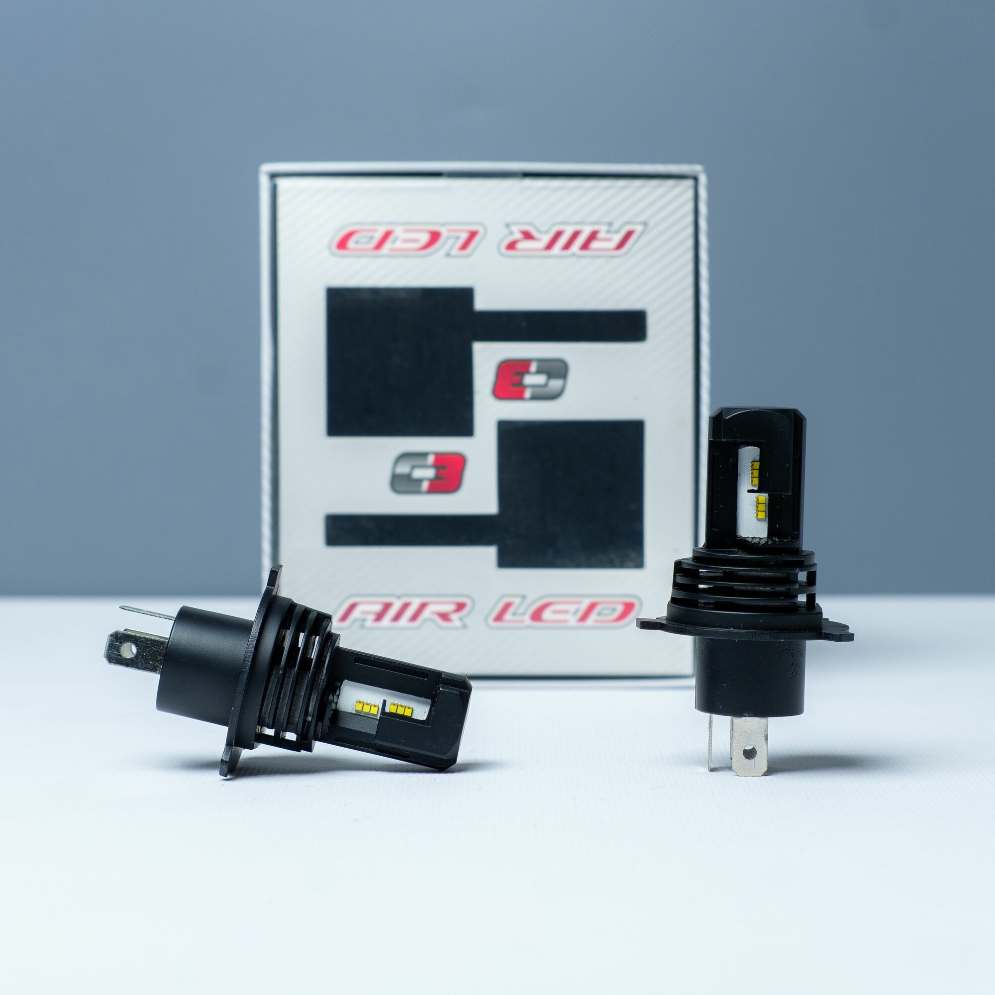 Светодиодные лампы H4 для Ford Fiesta 5 2002-2008 - 55W Led лампы для фар Ближний / Дальний - 6500K H4 на Форд Фиеста