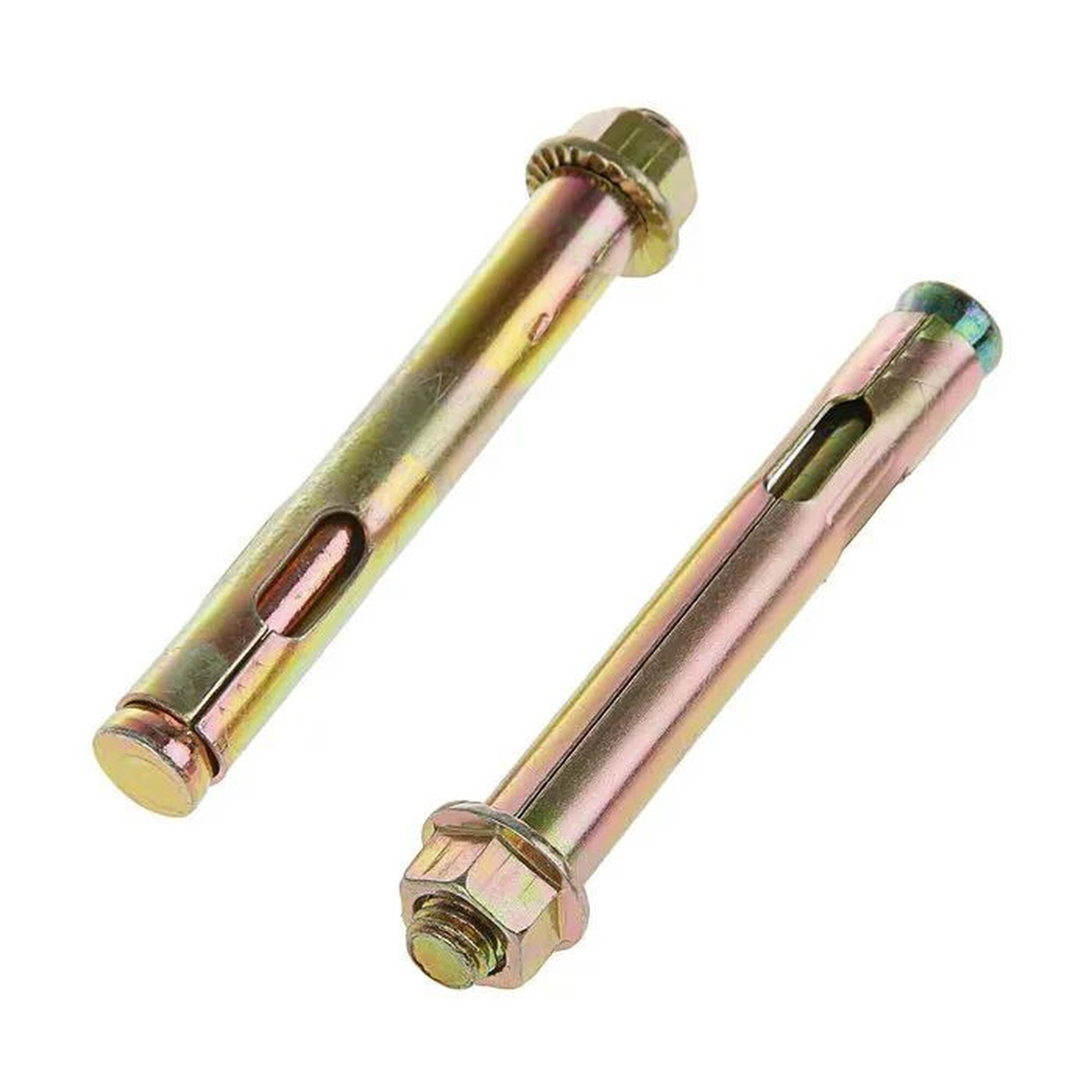 Болты анкерные Шпунтик, с гайкой, оцинкованные, сталь, 8x85 мм