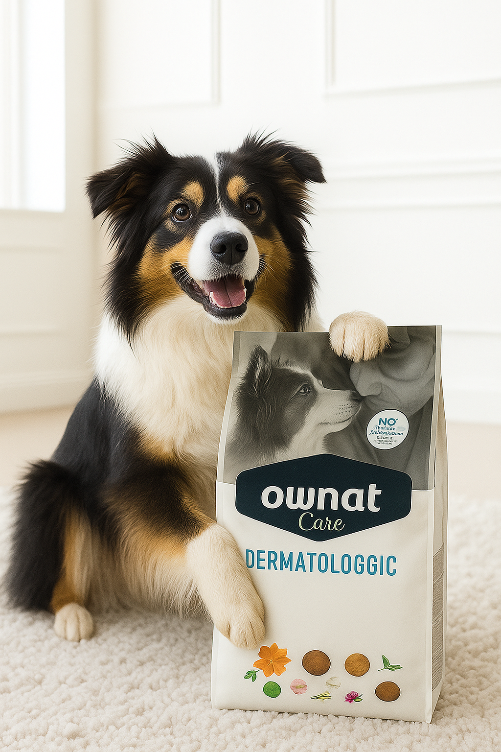 Сухой корм Ownat Care Dermatologic, для собак склонных к дерматологической чувствительности , с лососем, 3 кг