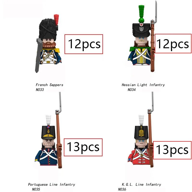 Французские солдаты для сборки Mixed Order