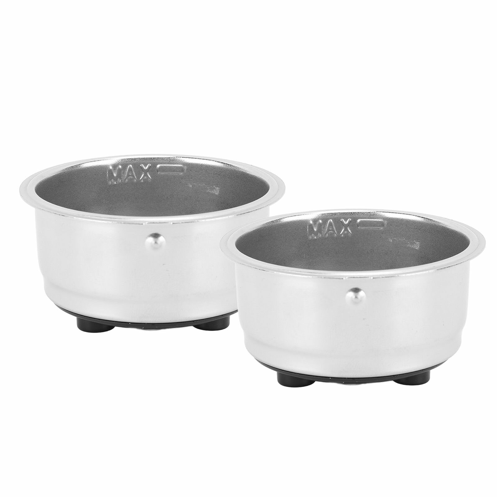 Корзина фильтра для кофе из нержавеющей стали 51 мм для портафильтра Delonghi, корзина фильтра для эспрессо на 2 чашки, прочная и легко моется