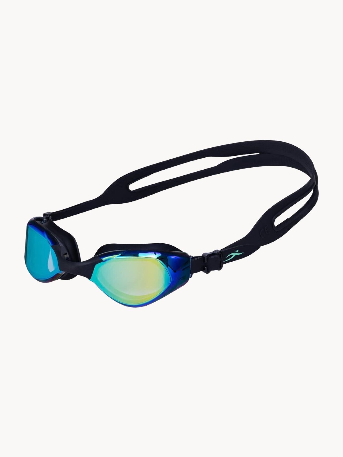 Очки для плавания для взрослых и детей 25DEGREES Sonic Mirror черные