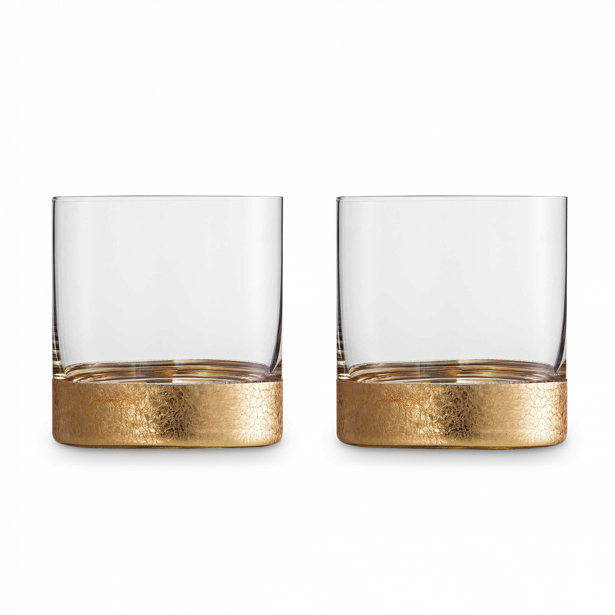 Набор стаканов EISCH "Gold Rush", для виски, хрустальное стекло, 400мл, 2шт