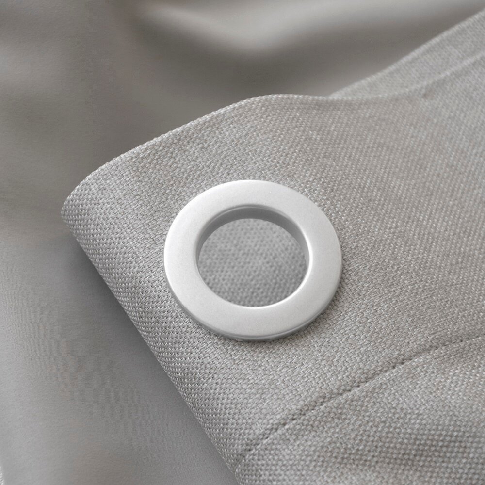 Люверсы 100 шт для штор, диаметр 35 мм, цвет серебристый