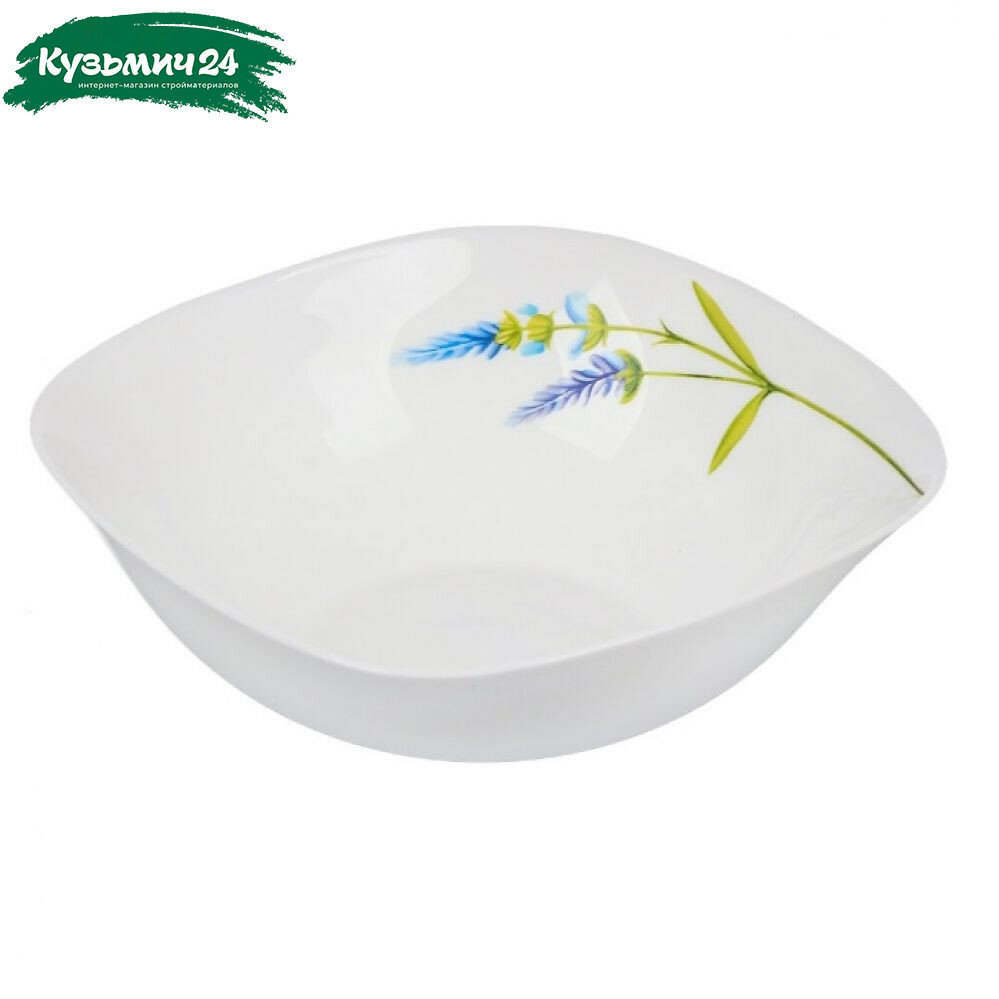 Салатник Daniks Манифик стеклокерамика квадратный, 20 см 1200 мл FFW-90/ 220302