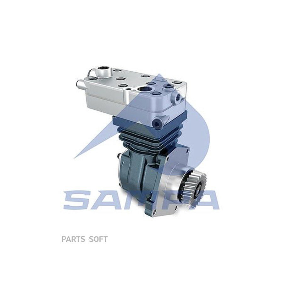 Компрессор КАМАЗ-5490 MERCEDES воздушный 1 цилиндровый SAMPA от официального дистрибьютора, SAMPA, артикул 094287