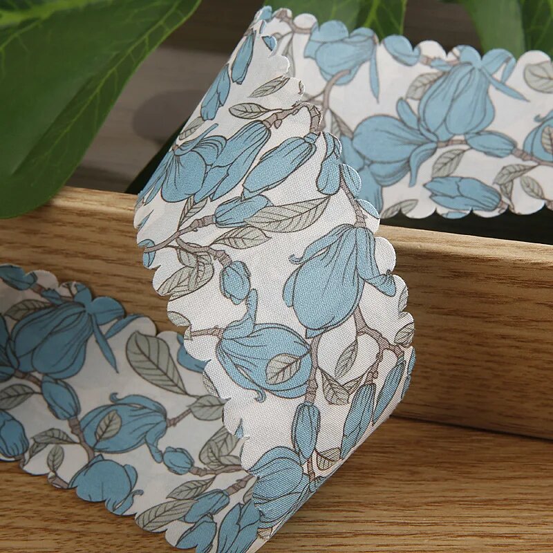 Лента BOTAOQI с цветочным принтом 4 см